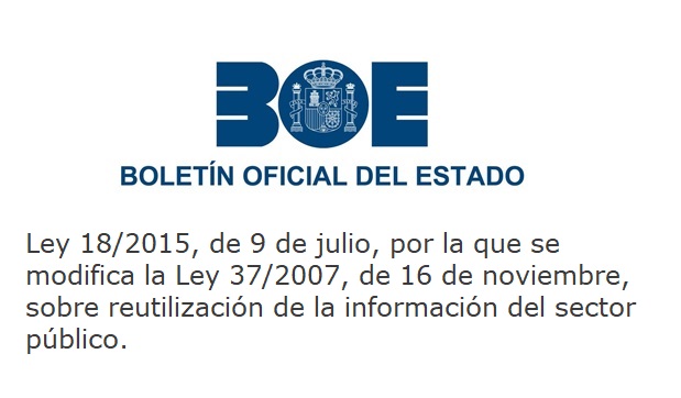 Ley 18/2015, de 9 de julio, por la que se modifica la Ley 37/2007, de ...